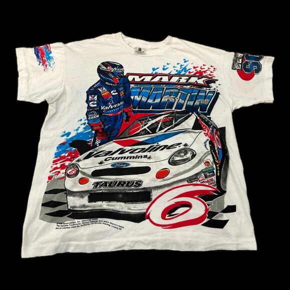 Nascar | Shirts | Vintage Nascar Mark Martin Aop | Poshmark